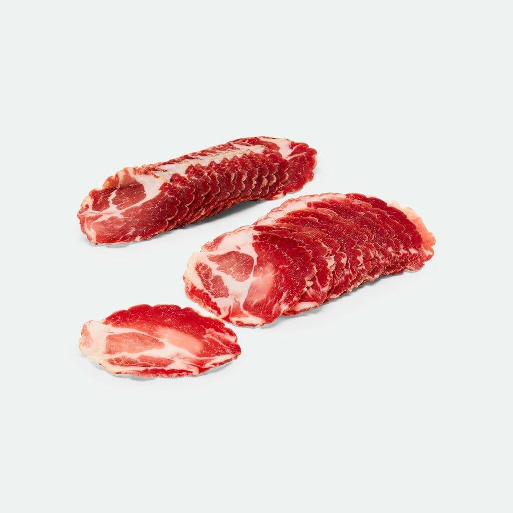 Capocollo Kurobuta Rare Breed Fullblood Berkshire - 100g Sliced – Vic's ...
