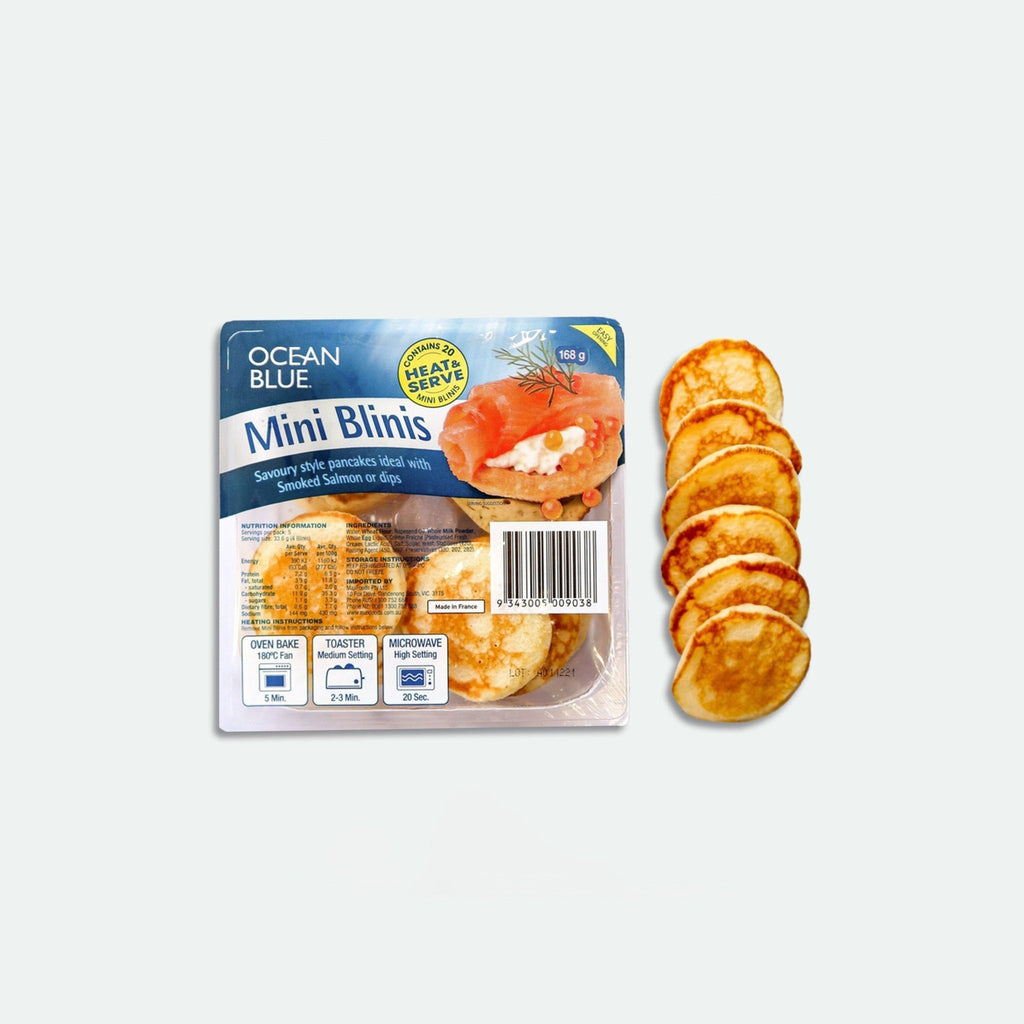 Mini Blinis Ocean Blue - 168g – Vic's Meat